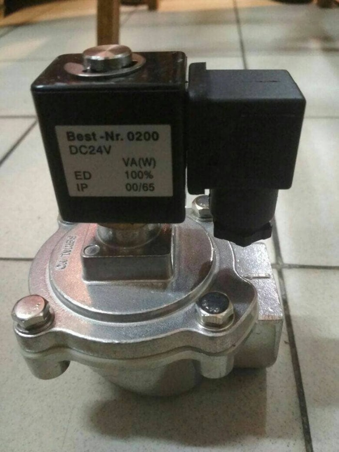 Dust Collector Valve 2 way 3/4 inchinch AC 220/DC 24 - Pusat Pneumatic