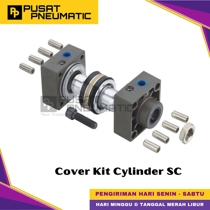Pneumatic Standard Cover Kit Cylinder Body Kotak Type SC - Pusat Pneumatic