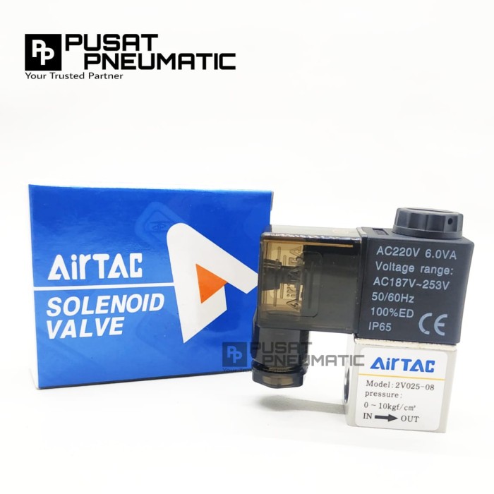 Solenoid Valve AIRTAC Selenoid 2V 025-08 1/4 inch – Pusat Pneumatic