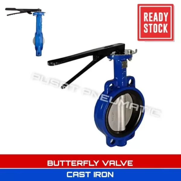 Butterfly Valve Cast Iron Disc Stainless Steel 304 Seat EPDM - Pusat ...