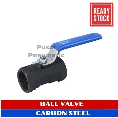 Stop Kran Ball Valve Carbon Steel Keran Air | PUSAT PNEUMATIC